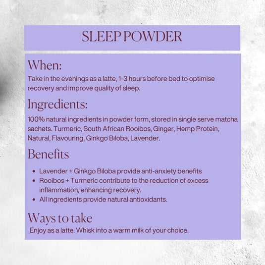 Sleep Sachets – Mission