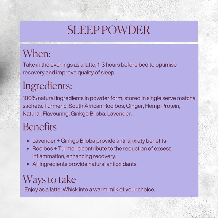 Sleep Sachets – Mission
